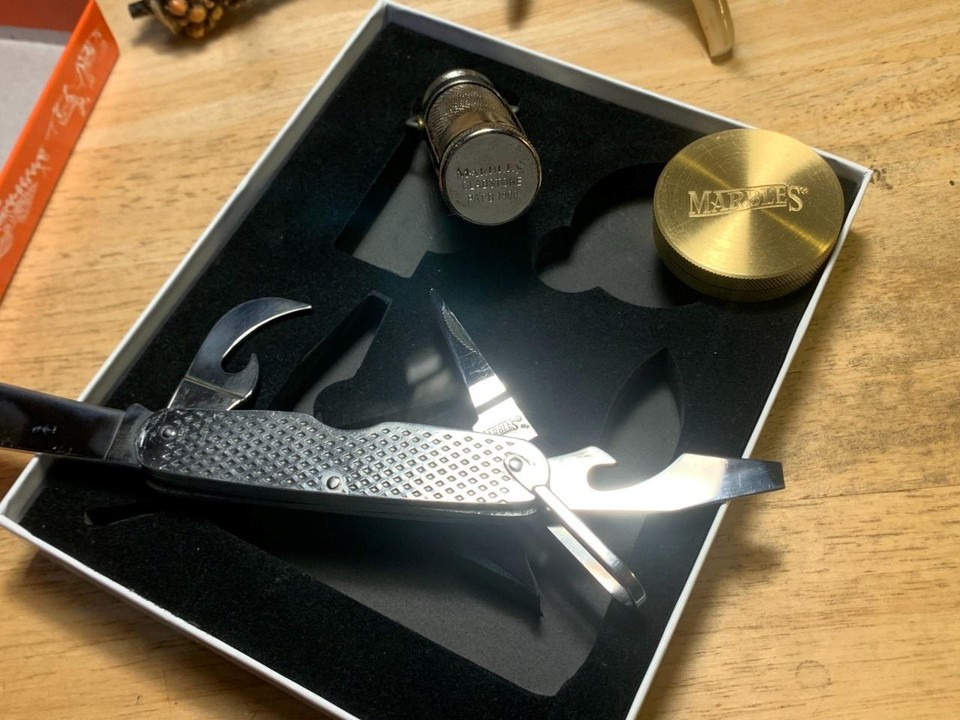 Marble's Wilderness Life Savers Set -GI Utility Knife -Match Safe ...