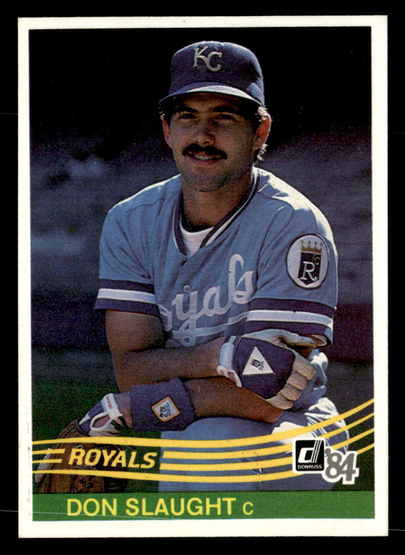 Don Slaught 1984 Donruss Card #419 Kansas City Royals | eBay