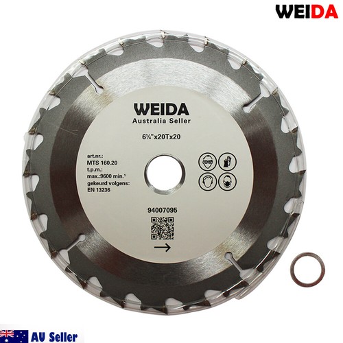 160mm Wood Circular Saw Blade Cutting Disc 6-1/4" 20T Bore 20/16mm K 1 ...