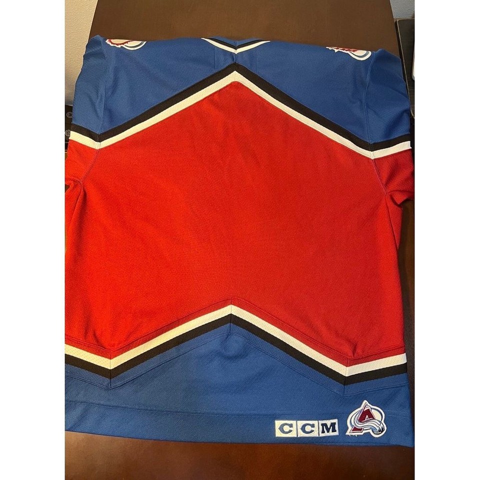 Jersey 90's vintage avalanche center ice NHL hockey jersey | eBay