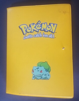 Pokemon Vintage Cards lot Yellow Bulbasaur Binder - 200+ WOTC Cards ...