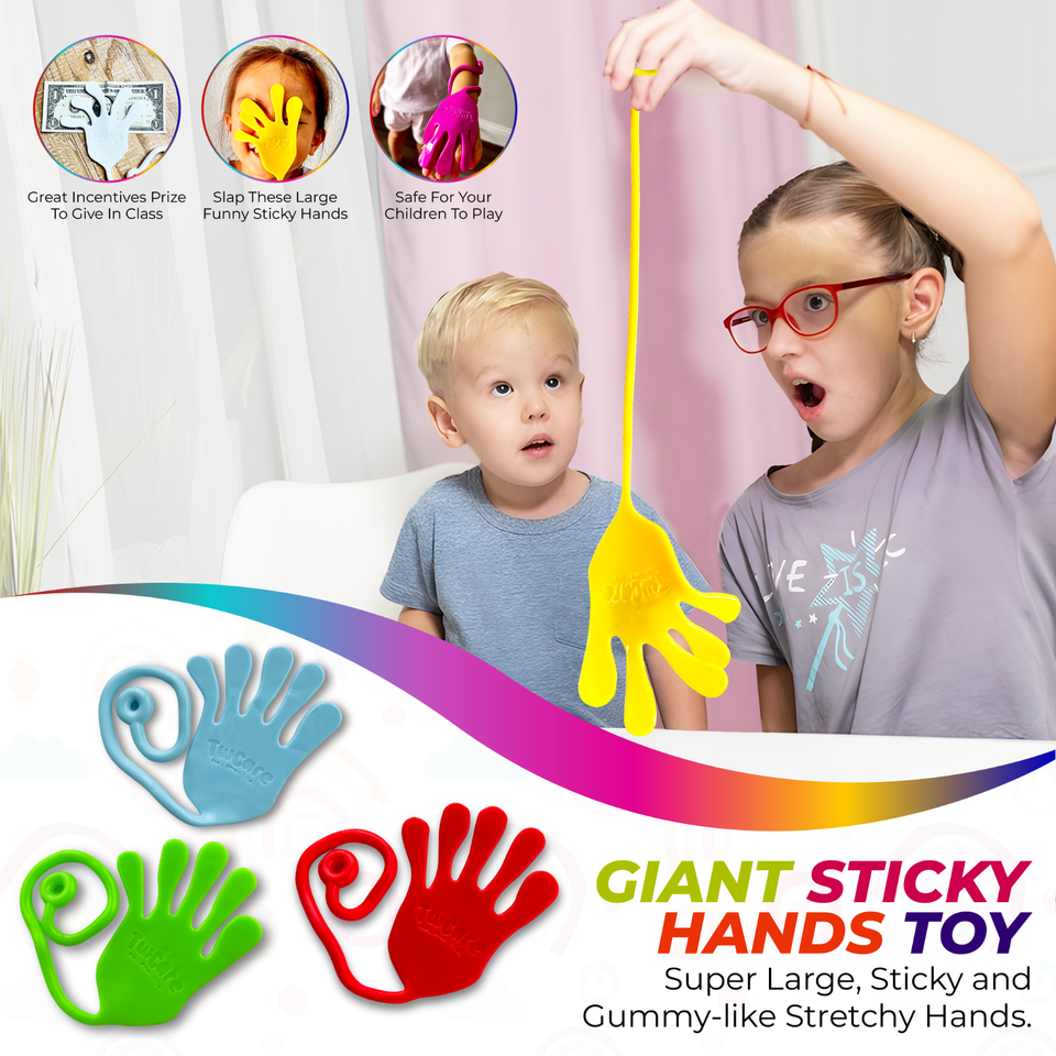 Brand New Giant Jumbo Original Sticky Hands Mega Large Stretchy ...