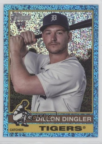 2025 Topps Heritage Chrome Light Blue Sparkle Refractor Dillon Dingler ...