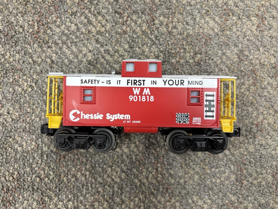 + Lionel 6-36655 O Gauge Western Maryland Chessie 901818 Caboose LNIB ...