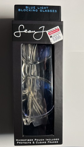 Sean John ORIGINAL Blue Light Lenox Blocking Glasses Eyewear Power New ...