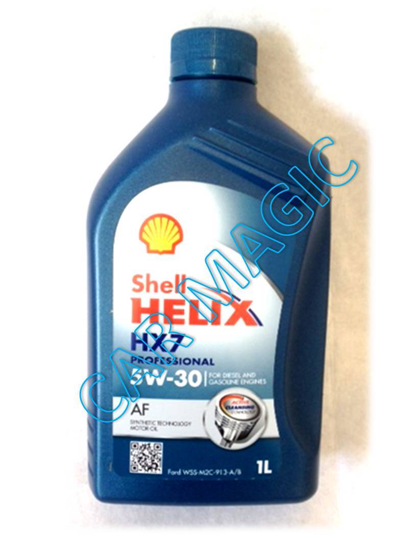 SHELL HELIX HX7 AF 5W-30 GASOLINE (PETROL) & DIESEL OIL 1lt (FORD ...