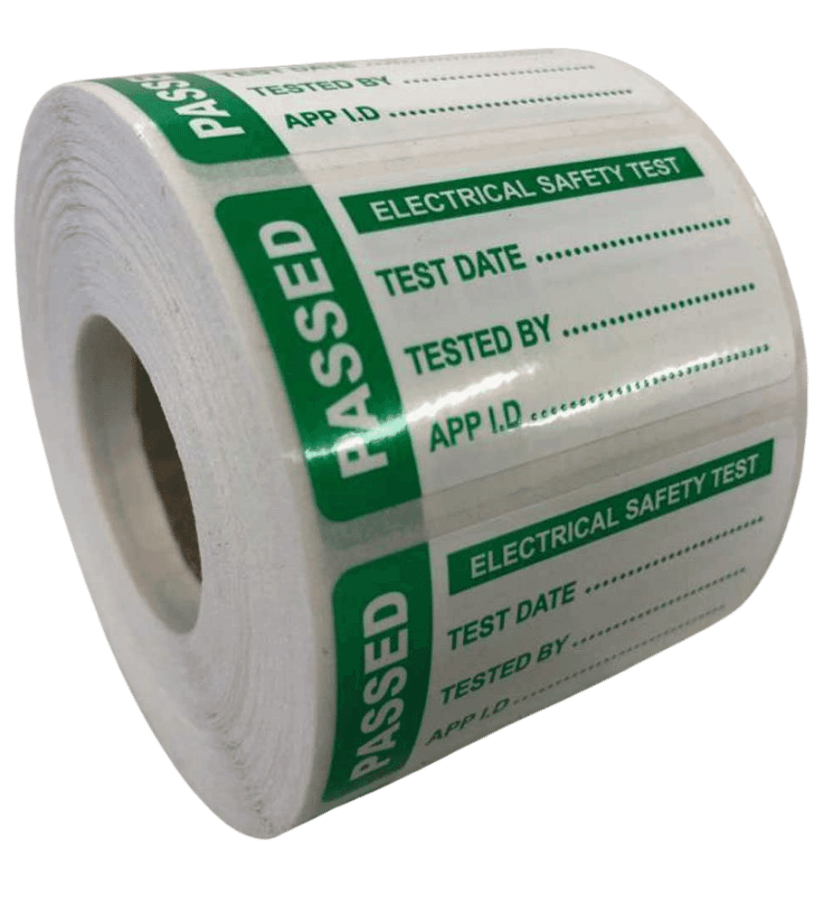 5,000 PAT Test Labels - 4th Edition - Tough Non-Tear Polypropylene ...