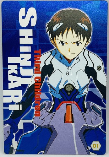 Neon Genesis Evangelion Shinji Ikari Trading Card C-01 | eBay