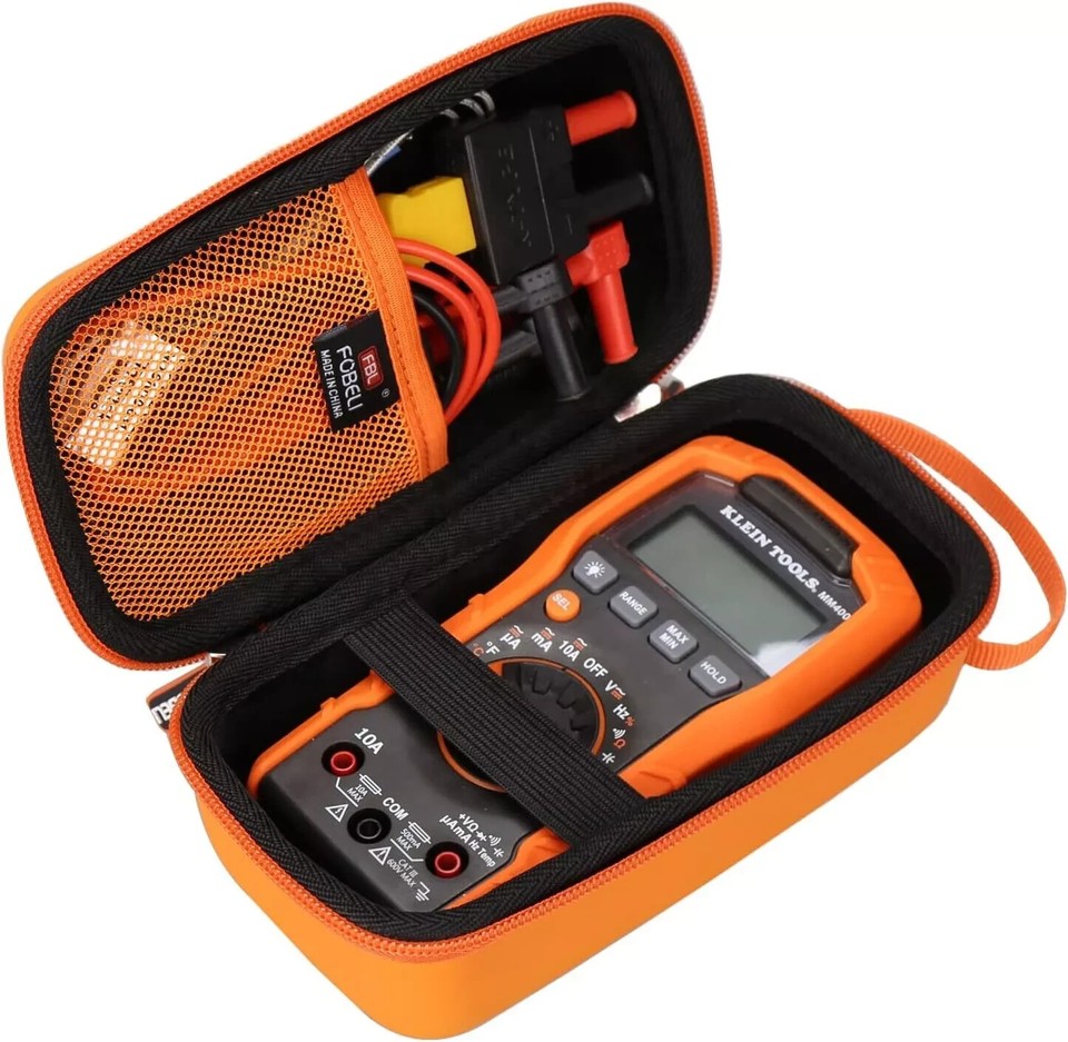 Klein Tool Case for MM300/325/400/420 Digital Multimeter Hard Travel ...