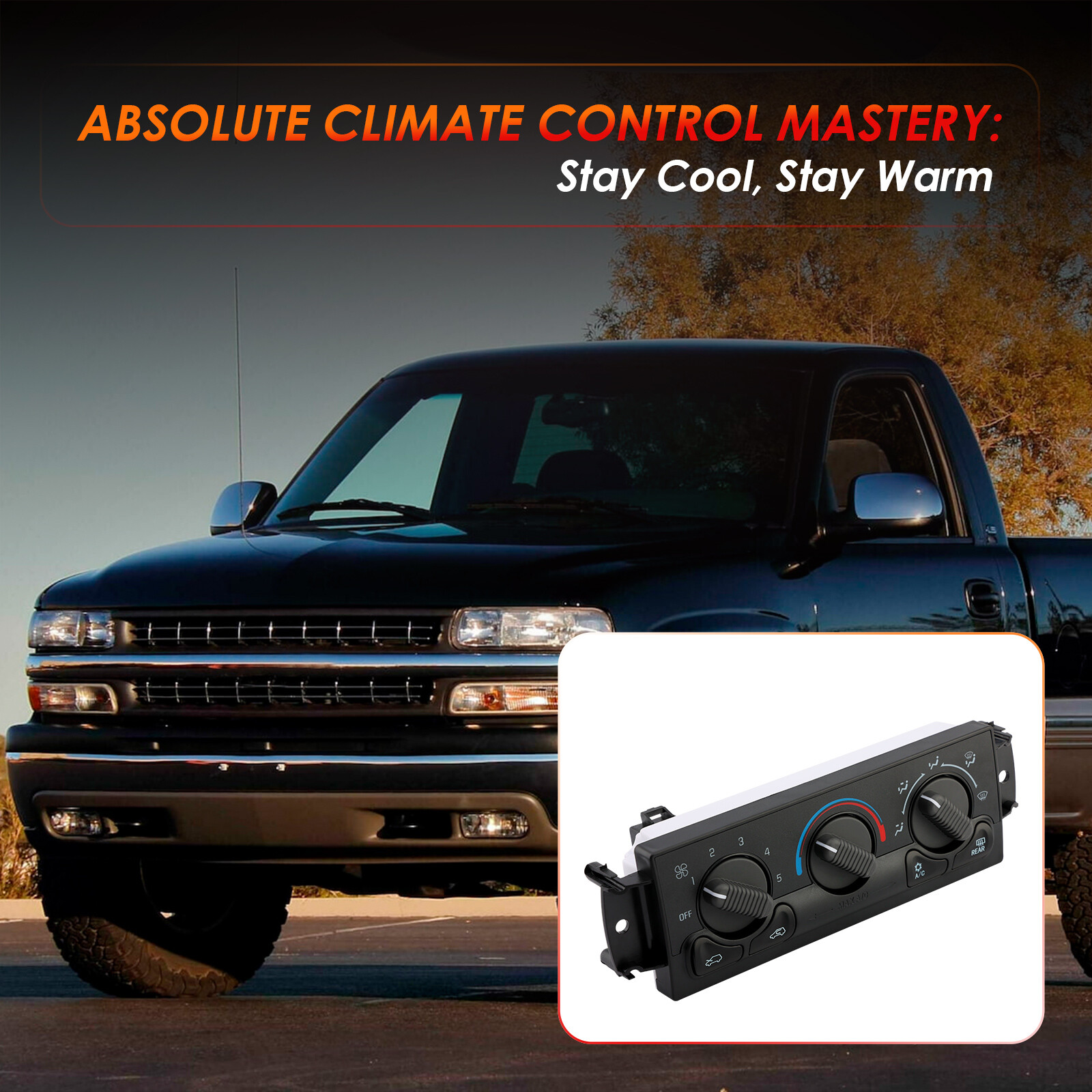 Heater A/C Climate Control Module Panel for 1999-2002 Chevy Tahoe ...