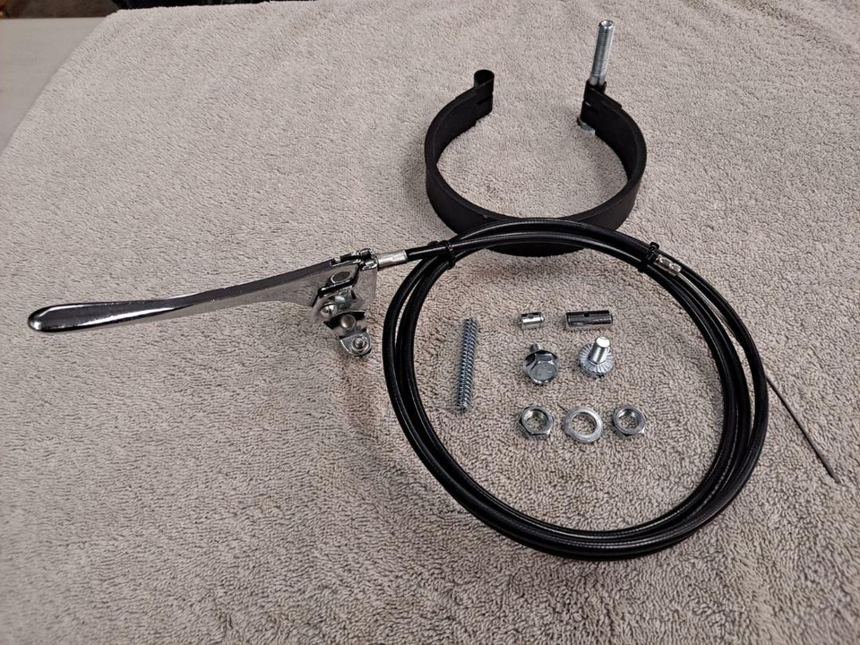 VINTAGE MINI BIKE CLUTCH BRAKE -DRUM BRAKE KIT.NOS CHERRY BRAKE LEVER ...