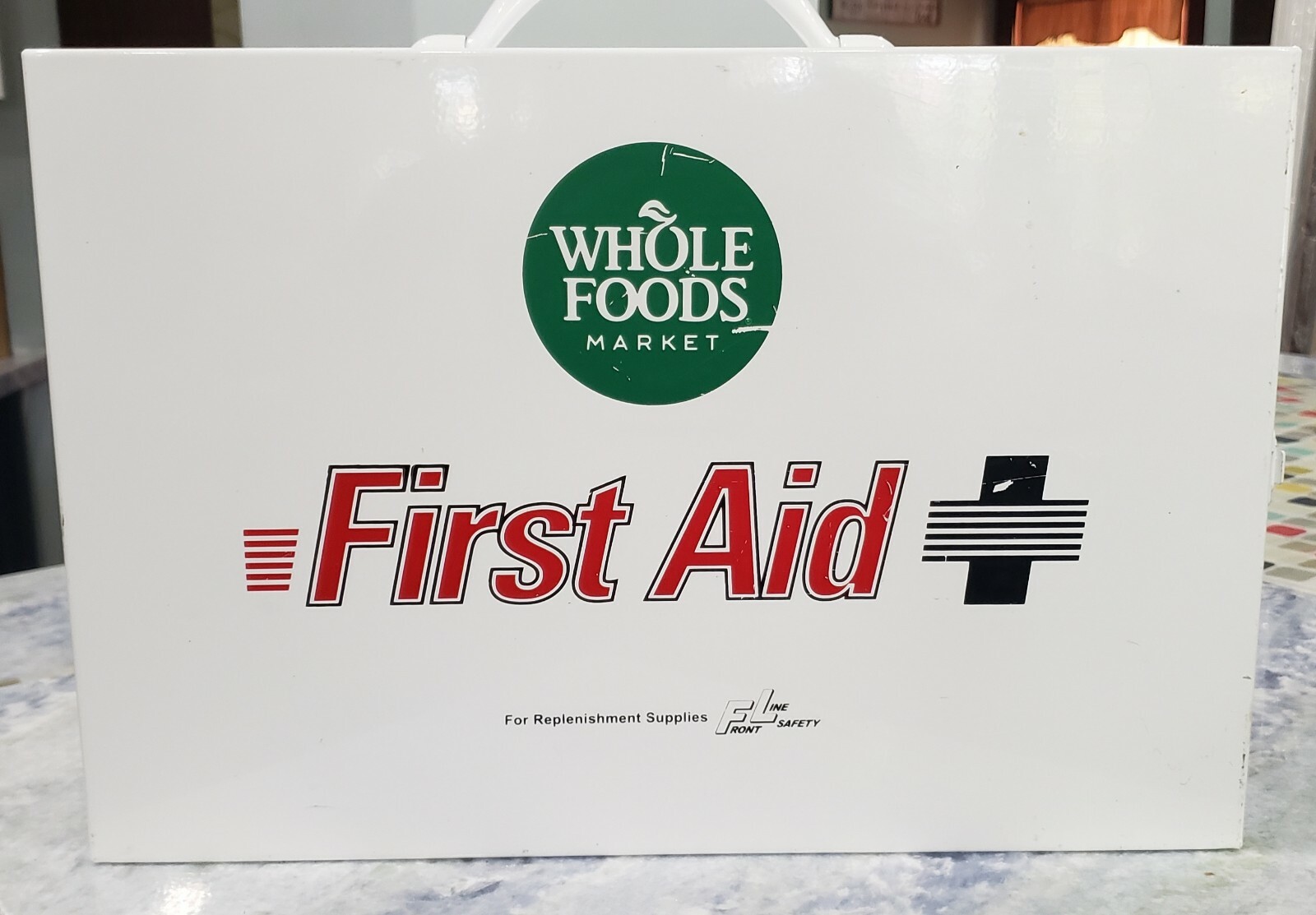 Front Line Safety First Aid LARGE Wall Mount Metal Box EMPTY 15" X 10 ...