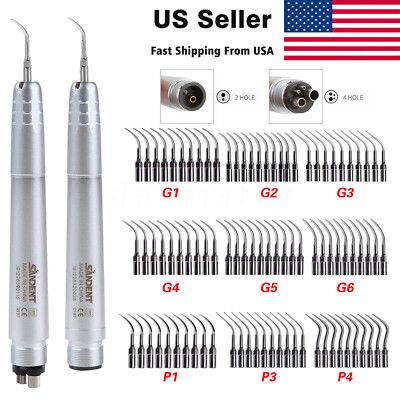 USA Dental Ultrasonic Air Perio Scaler Handpiece Hygienist 2/4-Holes ...