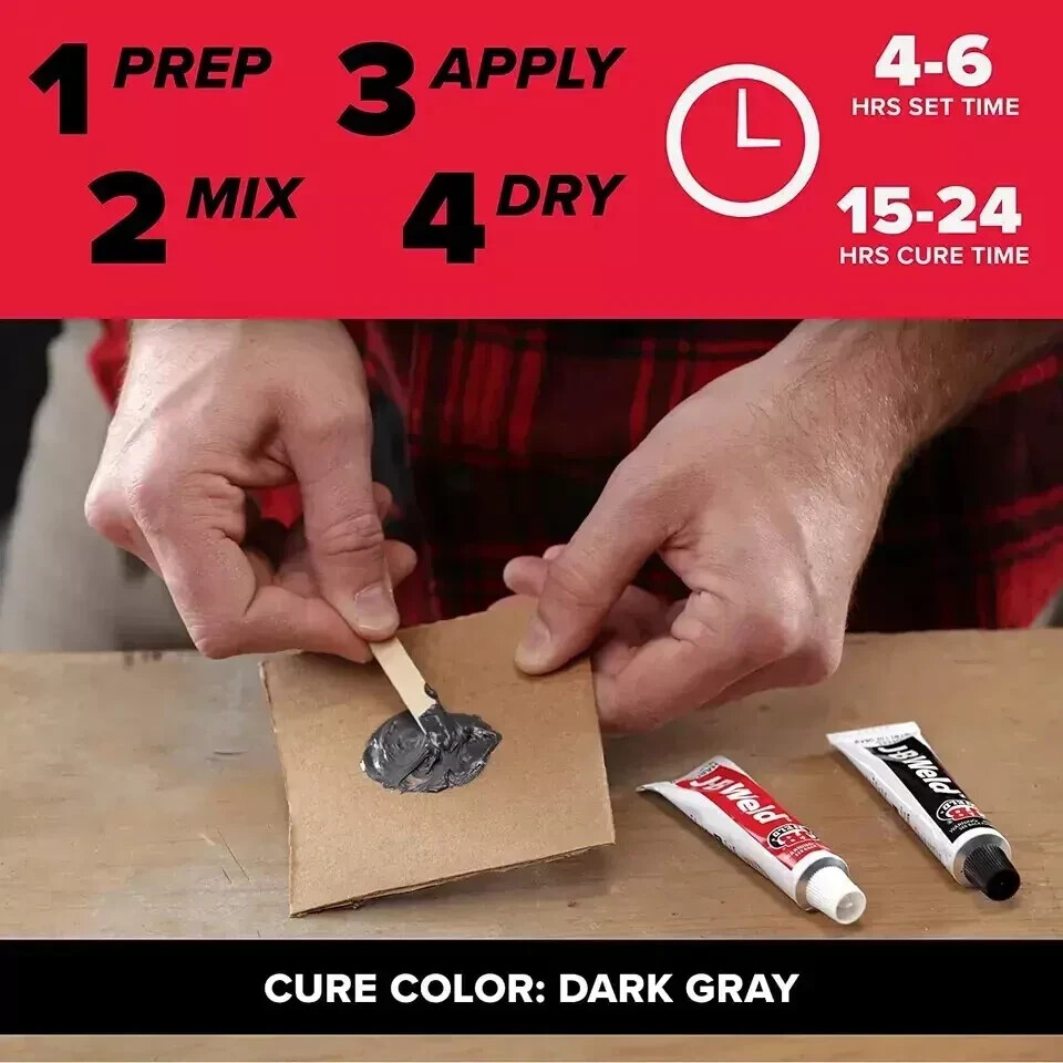 Strongest Metal Steel Aluminum Bond Adhesive Cold Weld Reinforced Epoxy ...