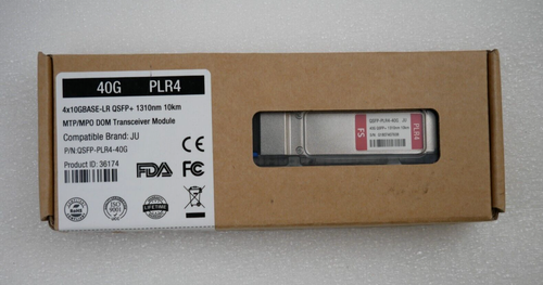 FS QSFP-PLR4-40G 4x10GBASE-LR QSFP+ 1310nm 10km MTP/MPO DOM Transceiver ...
