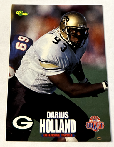 1995 Classic Games 1995 Draft Class #40 Darius Holland Green Bay ...