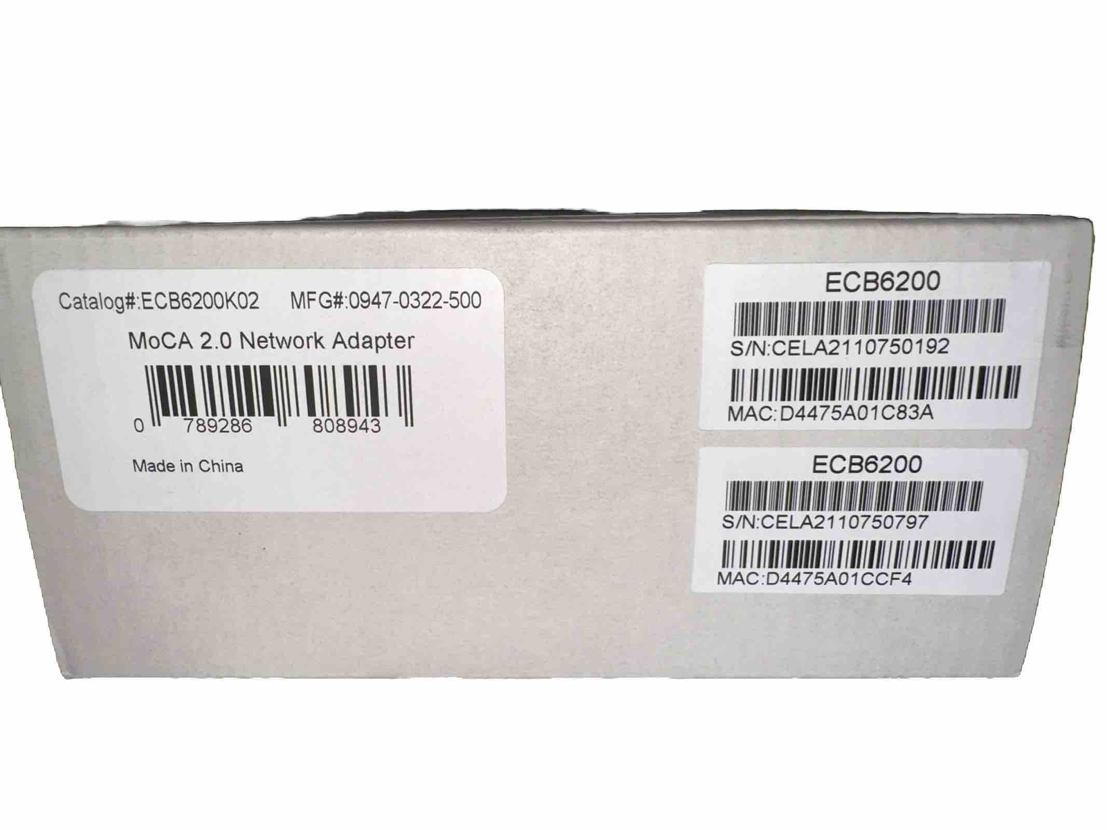 Actiontec Bonded MoCA 2.0 Ethernet to Coax Adapter - Black, Pack of 2 ...