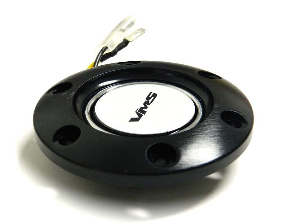 VMS RACING BLACK STEERING WHEEL RING & HORN BUTTON SL B | eBay