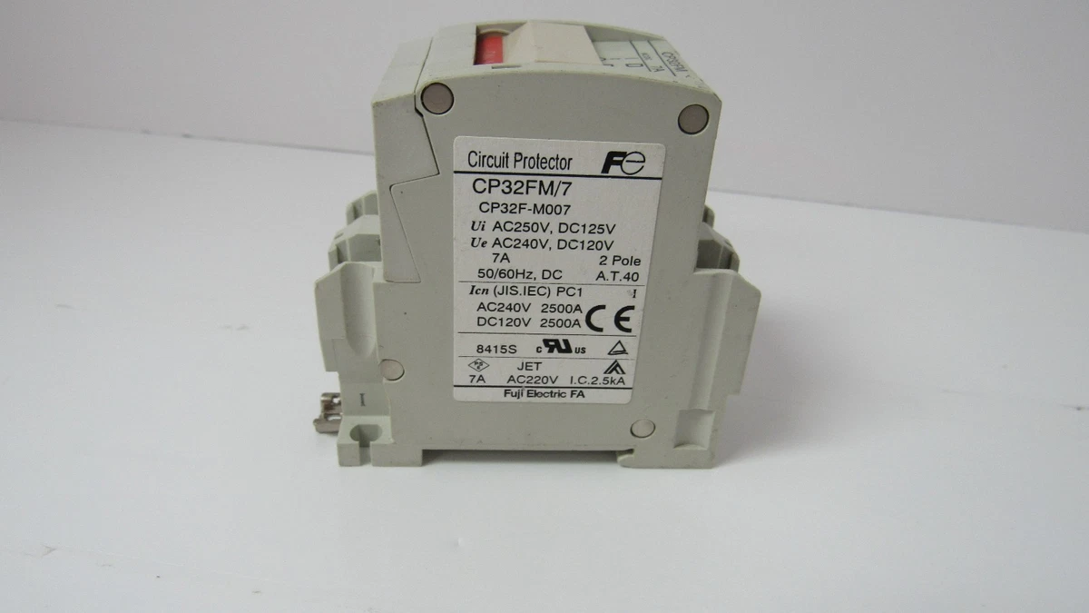 FUJI CP32FM/1W 2P 1A AMP 240V-AC MINIATURE CIRCUIT BREAKER, 58% OFF
