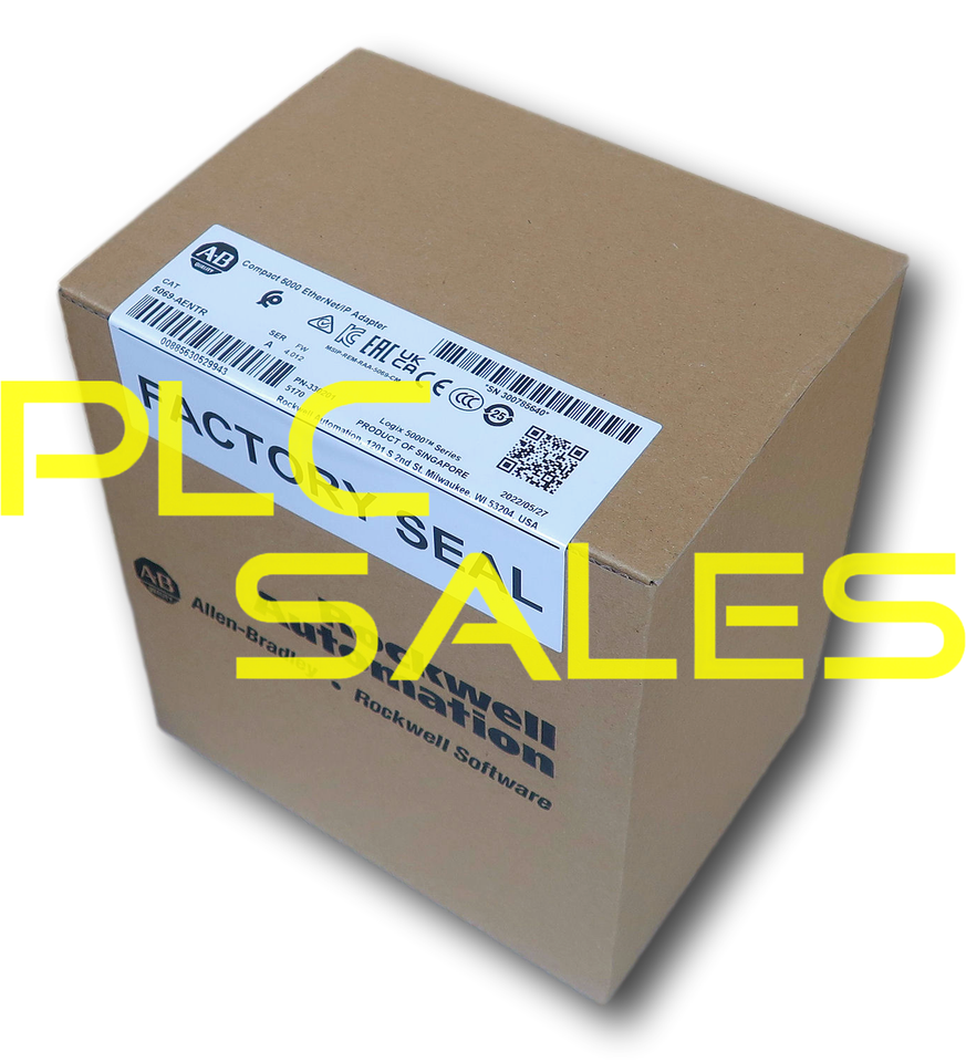 Allen Bradley 5069-AENTR | CompactLogix 5000 Ethernet/IP - Mfg 2022 ...