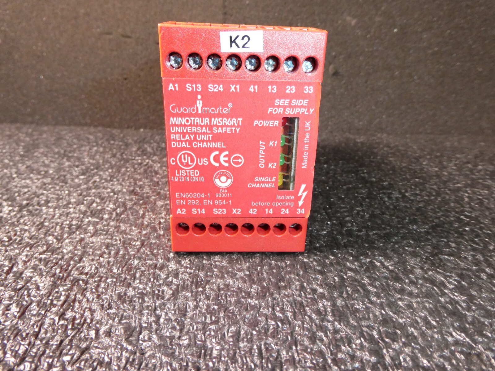 Allen-Bradley Guard Master MSR6R/T 24VAC Universal Safety Relay Unit | eBay