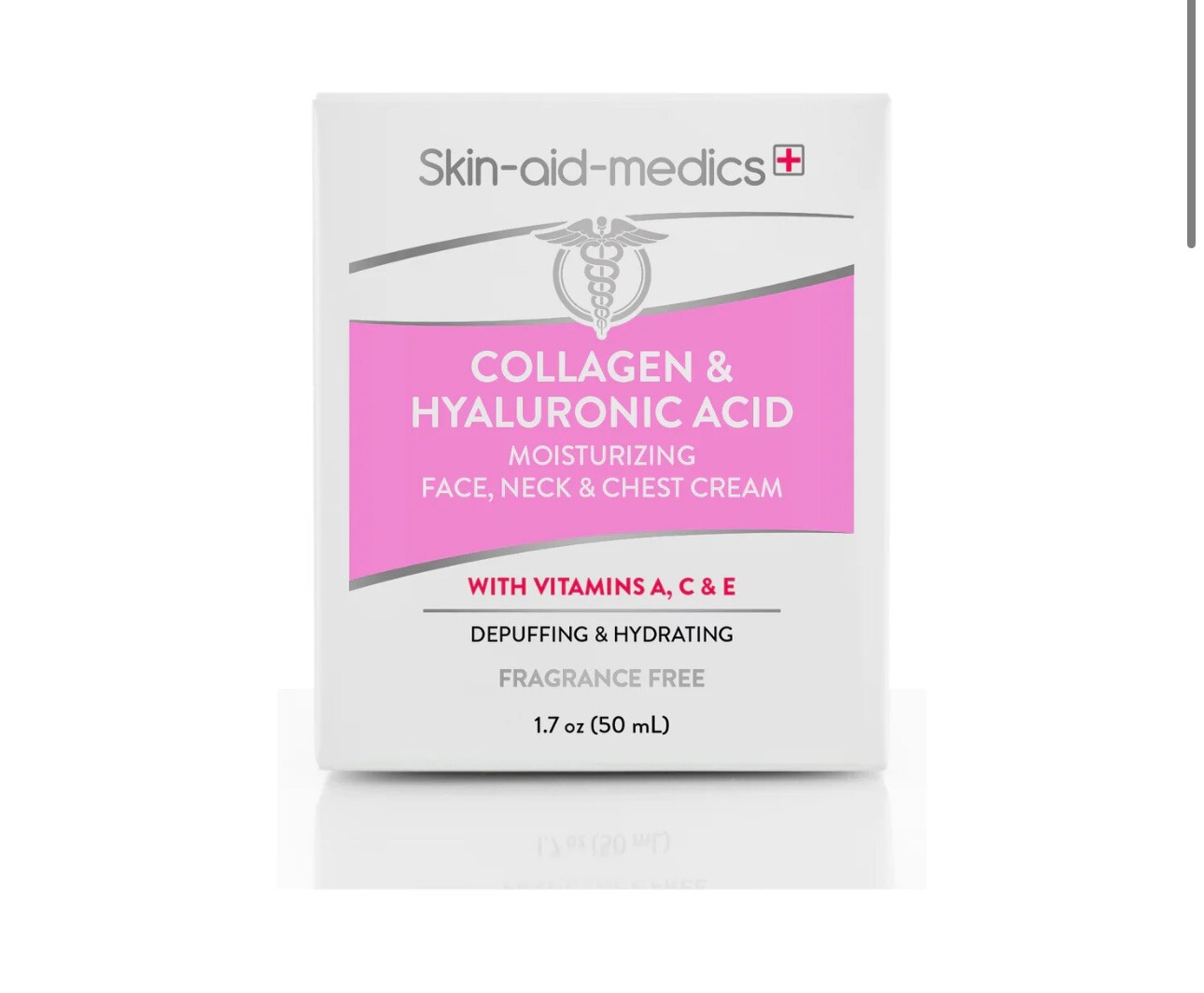 Skin-aid-medics Collagen & Hyaluronic Acid Moisturizing Face Neck ...