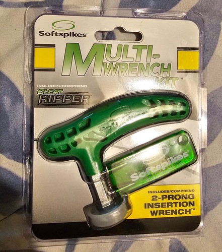 SOFTSPIKES MULTI-WRENCH KIT 2-PRONG INSERTION WRENCH CLEAT RIPPER NIP ...