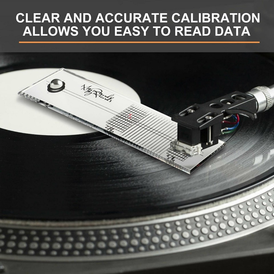 LP Stylus Turntable Record Vinyl Acrylic Calibration Ruler With ...