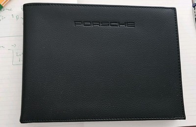 OEM Porsche Leather Folder For Service Book Operating Instructions ...