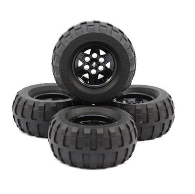 ☀️ NEW Lego 4x Large Rubber Tires 68.7x34R Balloon 43.2mm D. x 26mm ...
