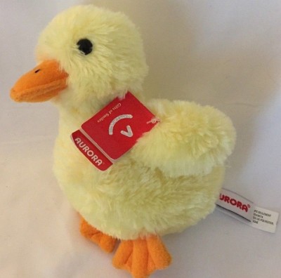 Aurora Gifts of Smiles LIL QUACKER Yellow Duckling 6" beanbag plush w ...
