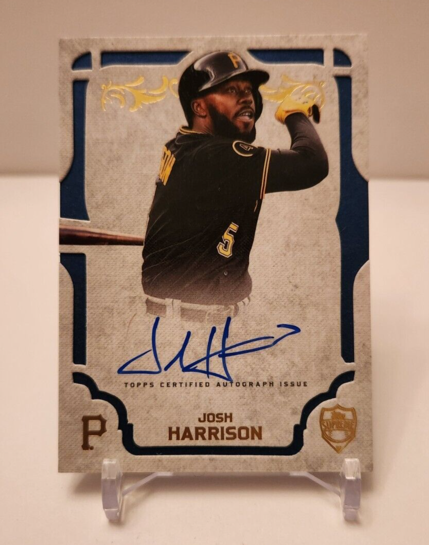 2015 Josh Harrison Topps Supreme Blue Auto Phillies/Pirates | eBay