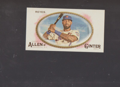 2017 Topps Allen & Ginter's Mini #103 Jose Reyes card, New York Mets | eBay