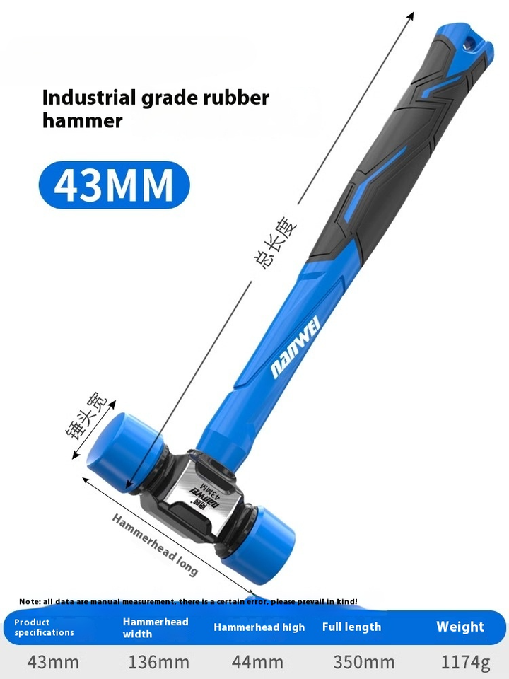 Rubber Hammer Solid Rubber Hammer Small Hammer Home Improvement Tools ...