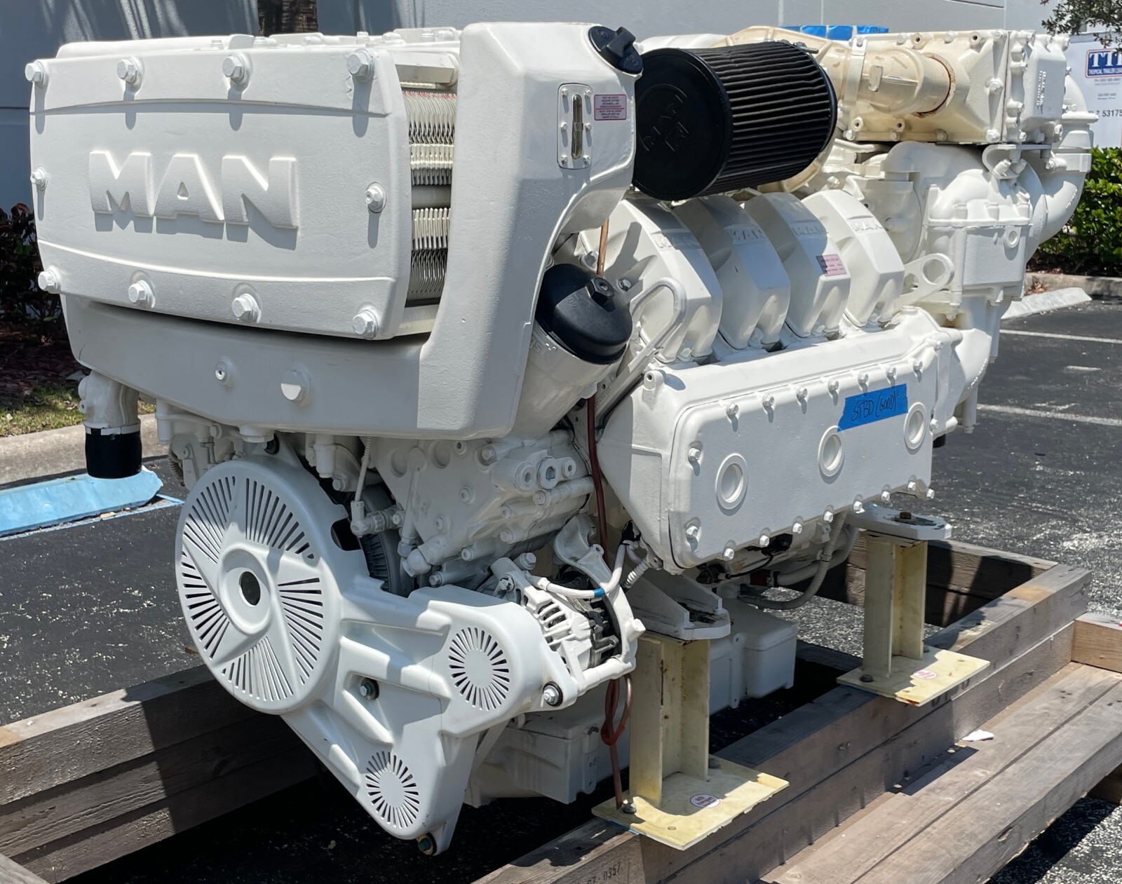 MAN D2868 LE436, Marine Diesel Engine, V-8 1200 HP @ 2300 RPM | eBay