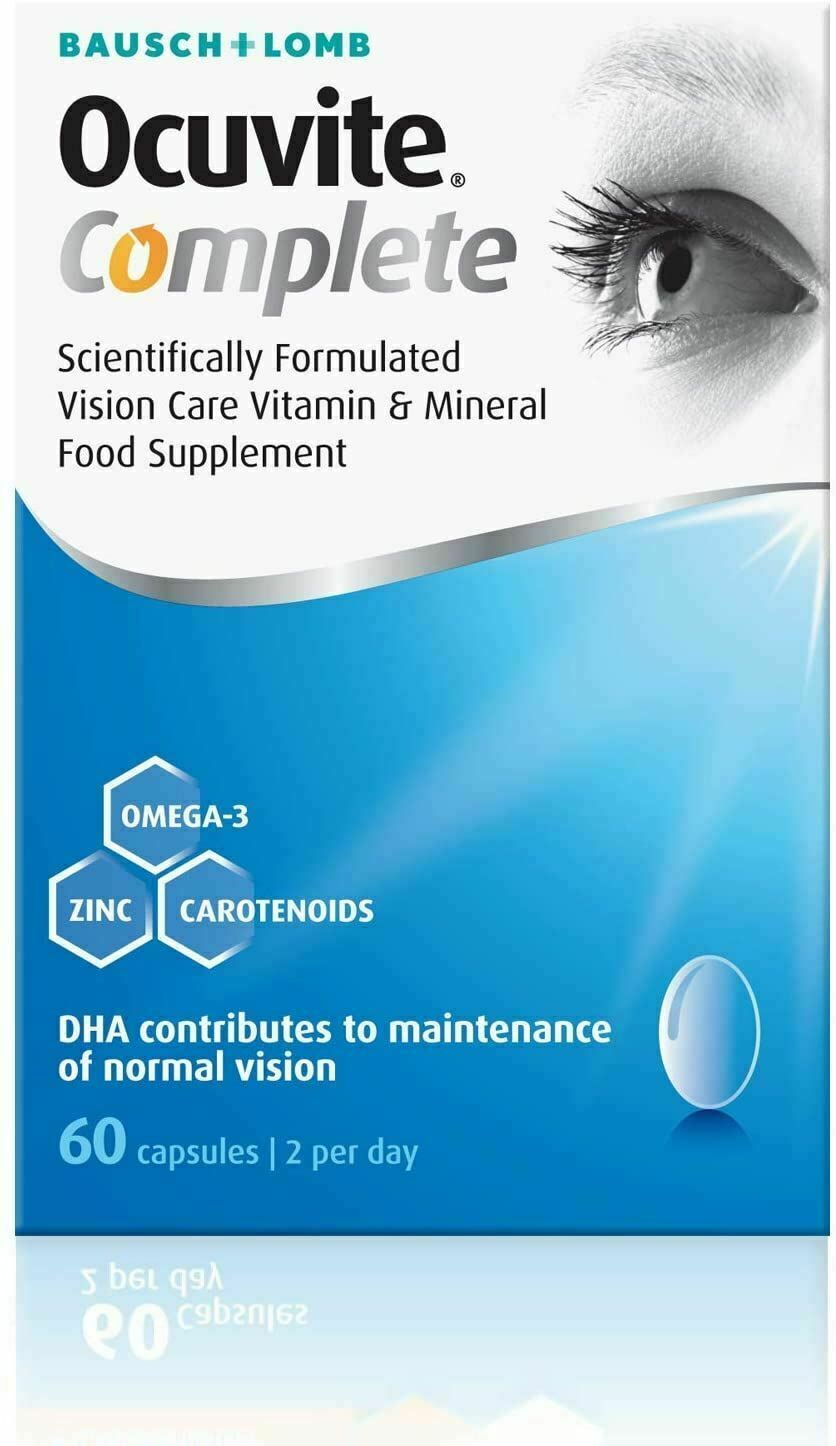 Ocuvite Complete Eye Vitamins & Minerals - 60 Capsules | eBay