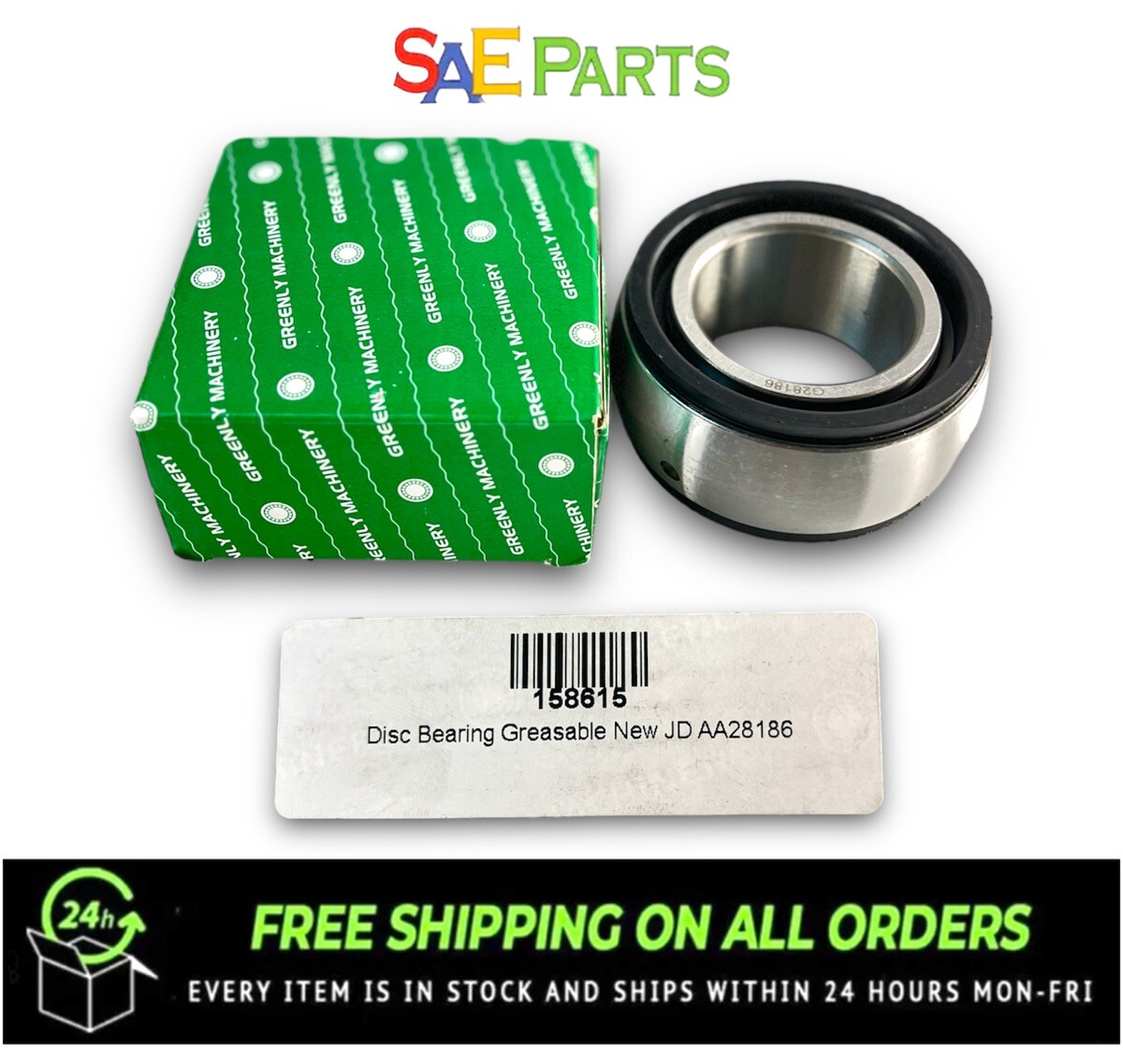 Greenly Machinery G28186 2-3/16” Bearing For John Deere Discs (Replaces ...