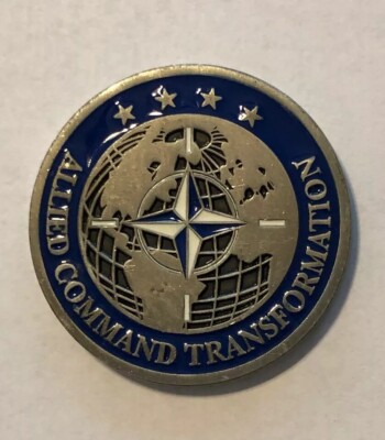 Allied Command Transformation Supreme Allied Commander Challenge Coin ...