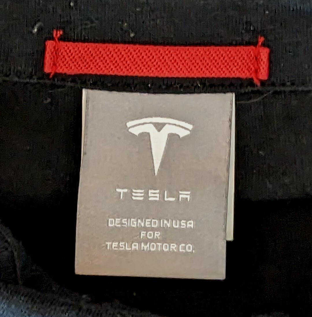 Tesla Officially Licensed Embroidered Logo Men's SS B… - Gem