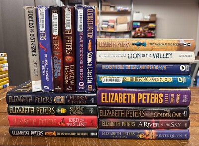 HARDcover Elizabeth Peters AMELIA PEABODY Complete Series Lot (1-20 ...