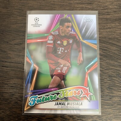 Jamal Musiala 2021-22 Topps UEFA Champions League UCL Future Stars FS ...
