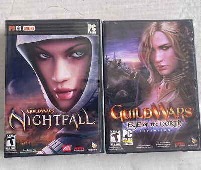 Tot Of/2 Guild Wars: Nightfall (PC, 2006) 3 Disc And Eye Of The Dorth W/manuals | eBay