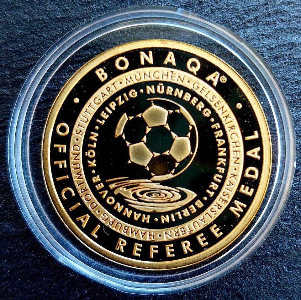 Offizielle BONAQA Schiedsrichter-Medaille FIFA World Cup 2006 Germany ...