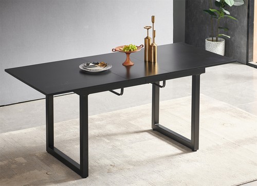 Extendable Dining Table Rectangular Table Kitchen Dining Table with ...