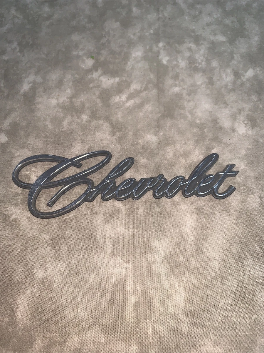 Vintage Chevrolet Script