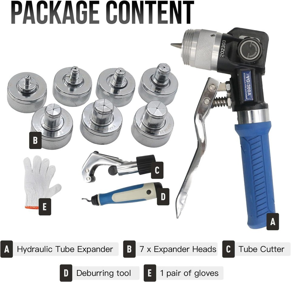 Hydraulic Tube Swaging Tubing Expanding Tool Copper Tube Expander With ...