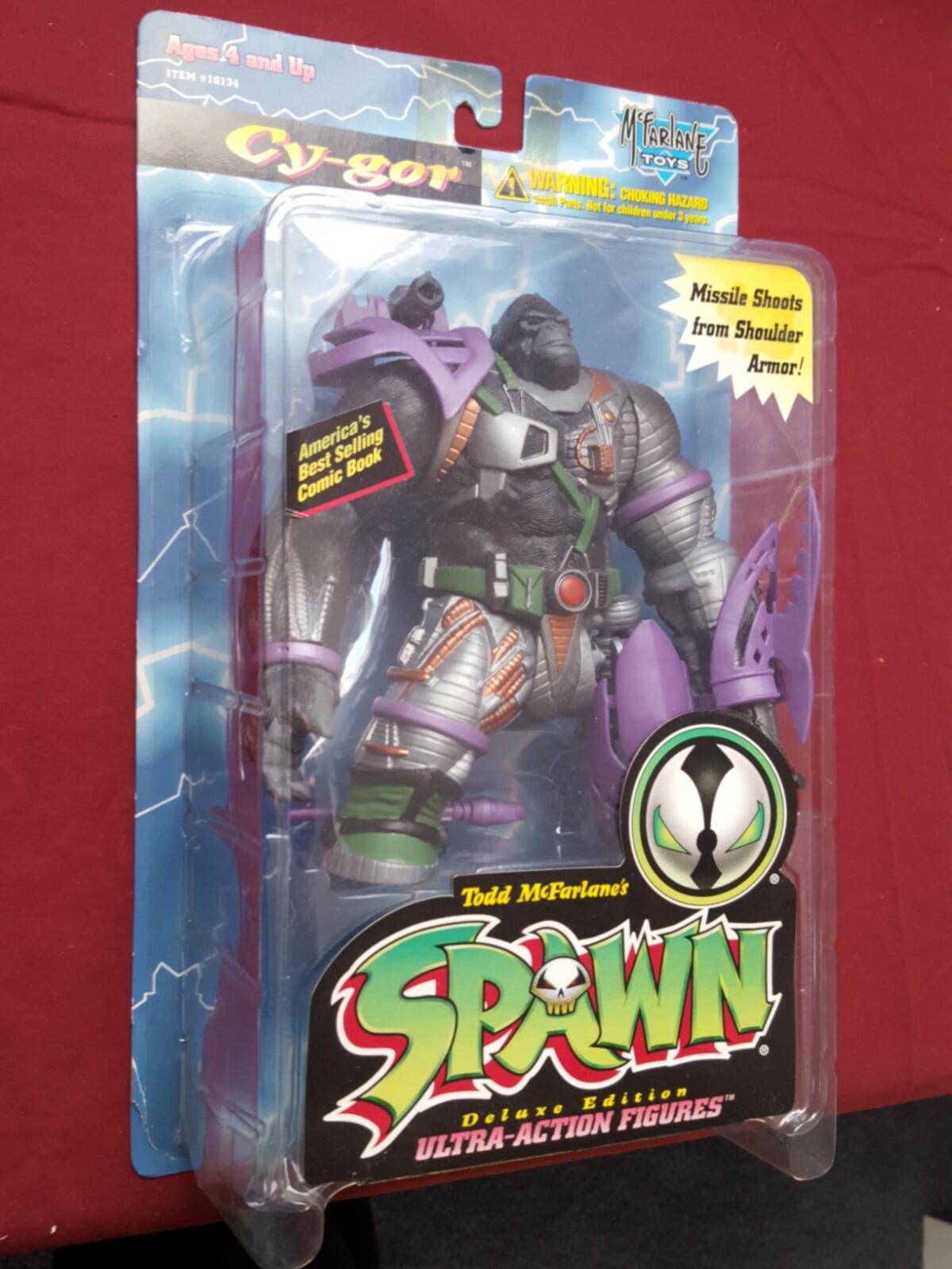 Cy-Gor Purple Spawn Series 4 Action Figure | eBay
