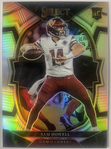 Sam Howell RC 2022 Select Concourse Level Silver Prizm # 76 Commanders | eBay Australia