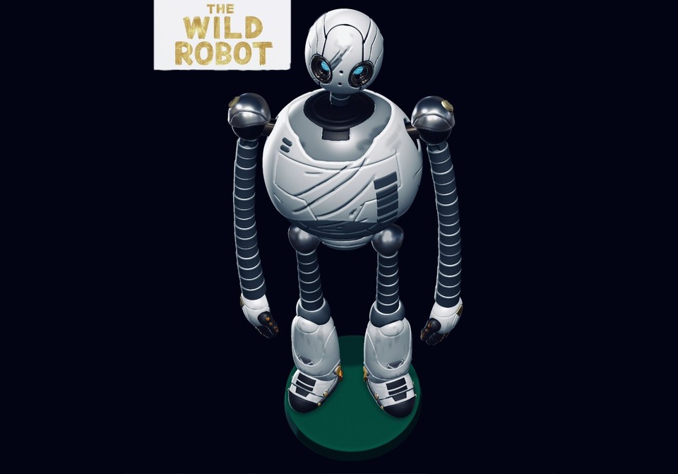 The Wild Robot Roz The Robot Figure - Movie Character Roz The Robot | eBay