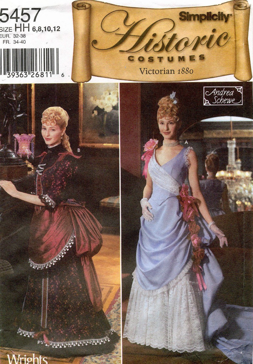 Victorian Dress Costume Pattern